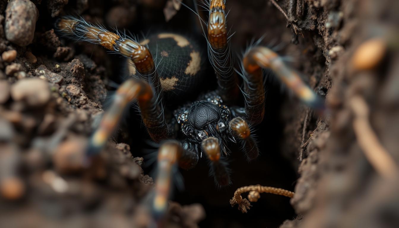 Die gefährliche Sydney Trichternetzspinne im Detail